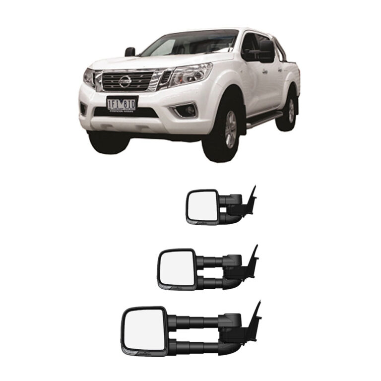 Clearview Compact Towing Mirrors – Nissan Navara D23/NP300 - Kohi Campers
